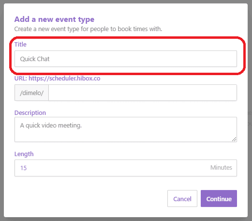 Create a New Event - Software for Nonprofits | Hibox for Nonprofits