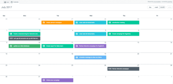 How to Use the Calendar View - Software for Nonprofits | Hibox for ...