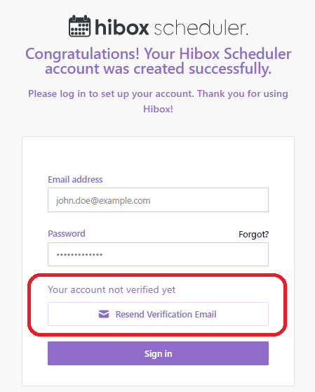 Verifying Your Email Address - Software for Nonprofits | Hibox for ...