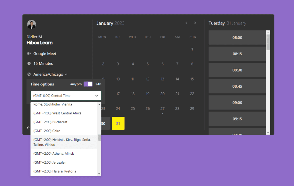 Choosing the Correct Time Zone - Software for Nonprofits | Hibox for ...
